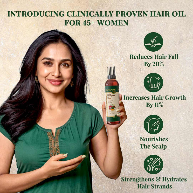 Original Maha Bhringhraj Oil | Reduces Hair Fall by 20%- Clinically ...