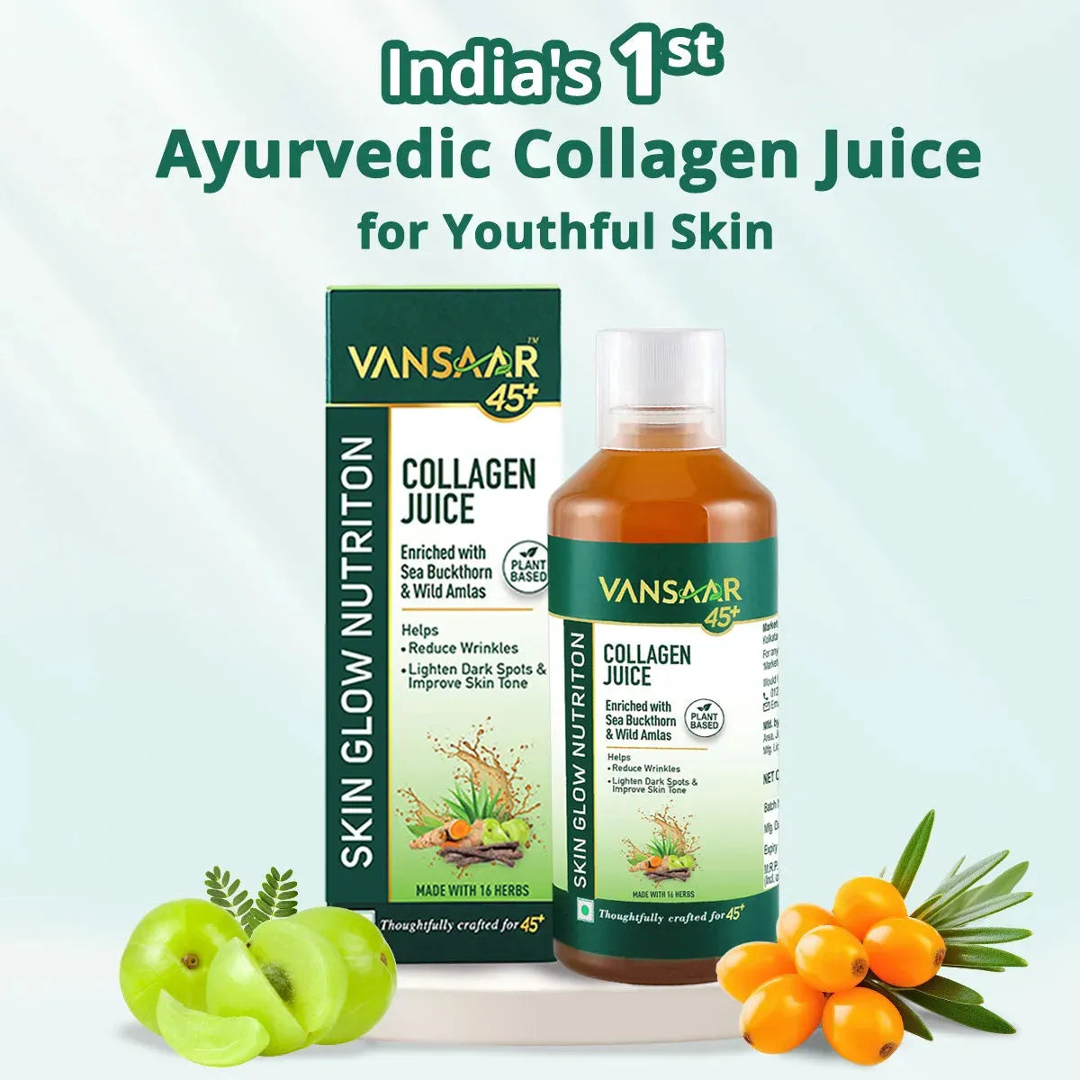 Collagen Juice with Sea Buckthorn & Vitamin C to reduce Wrinkles ...